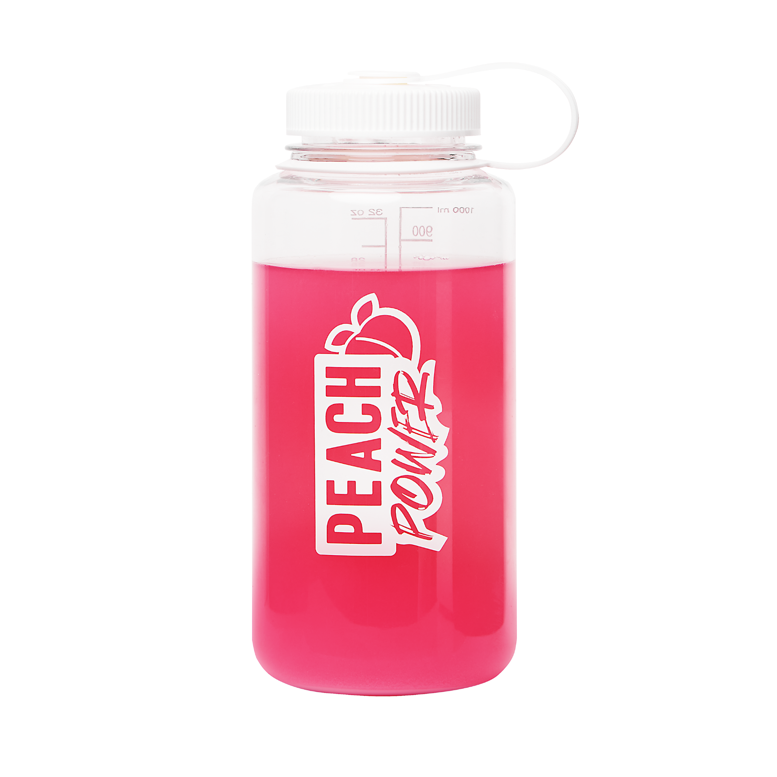 Peach Power 1L Water Bottle